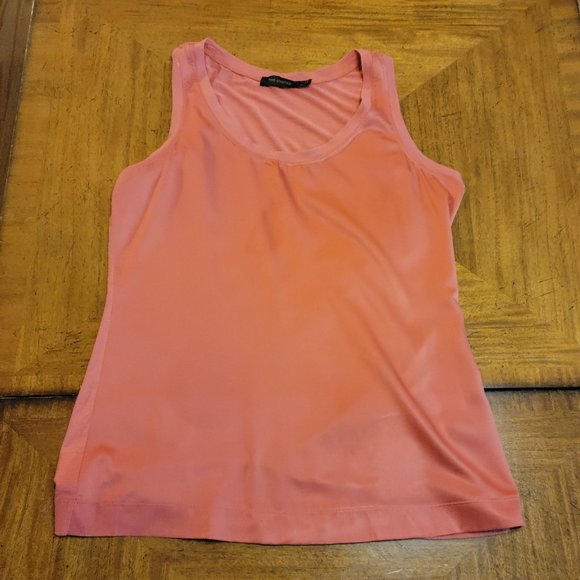 The Limited | Tops | The Limited Satin Mixed Fabric Tank | Poshmark